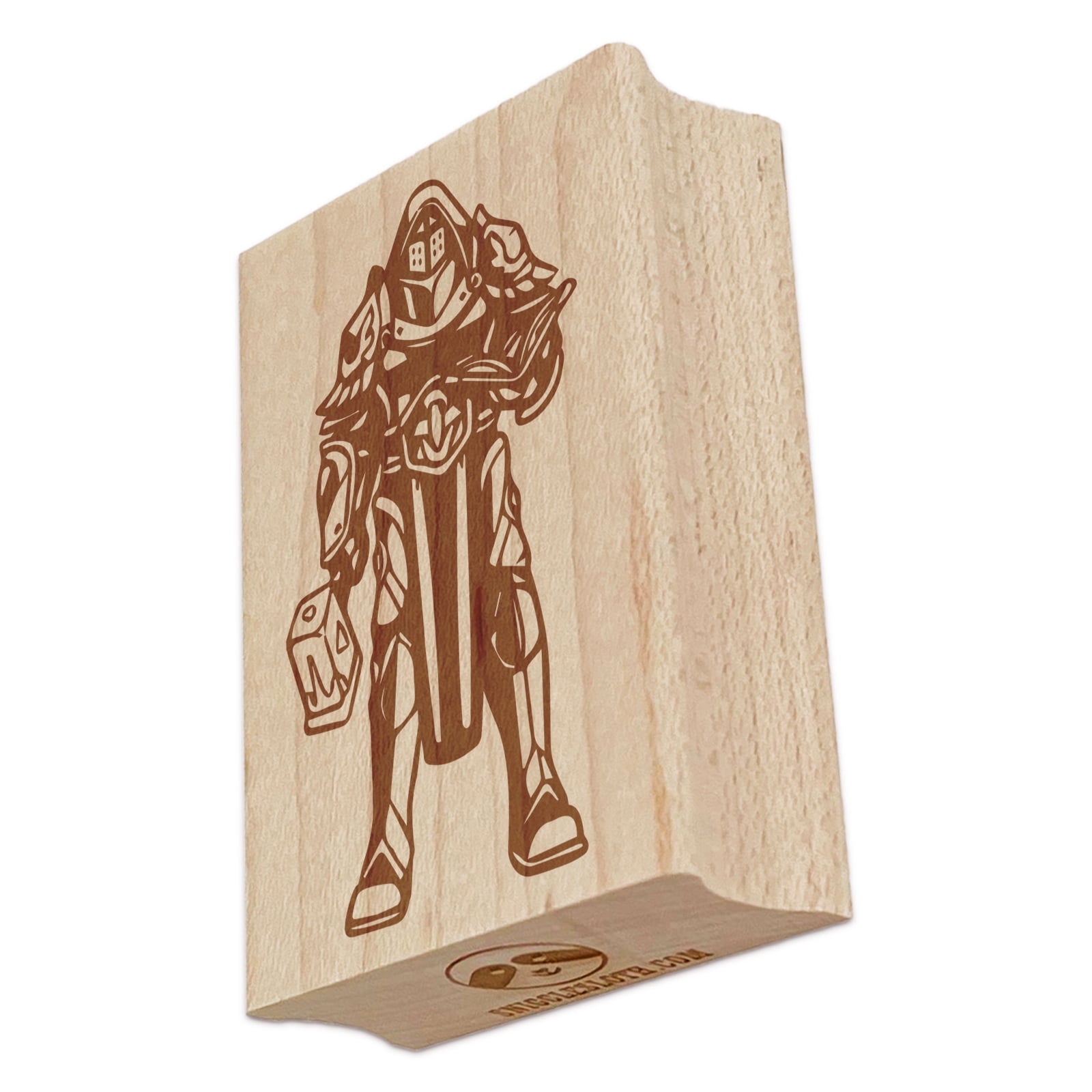 RPG Class Paladin Knight Holy Warrior Rectangle Rubber Stamp Stamping ...