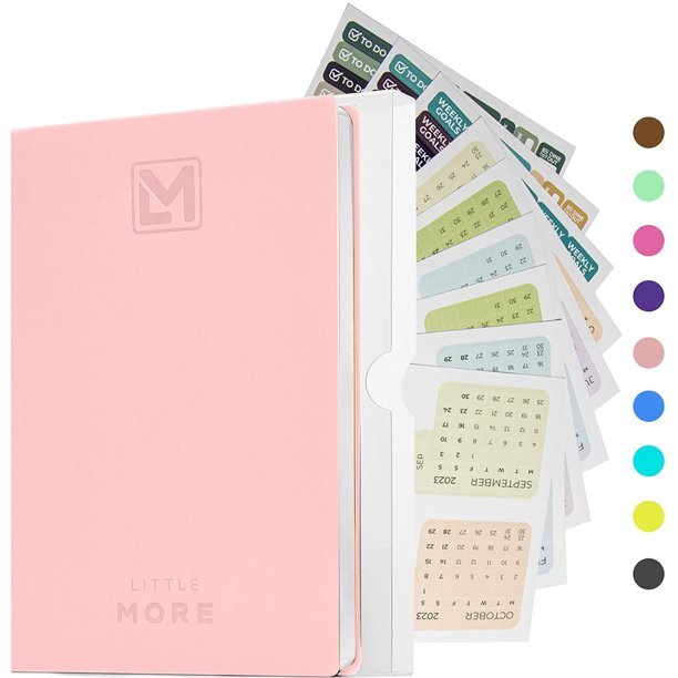 Little MorePlanner Undated Planner A5 - Rose Gold - Walmart.com
