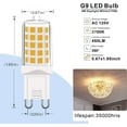 BAOMING G9 LED Bulb 4W, 40W Halogen Equivalent, 2700K Warm White, Non ...