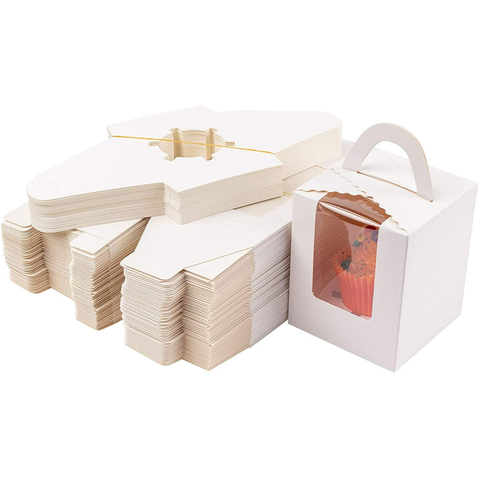 Click here for Geecy 50pcs White Single Cupcake Boxes Individual... prices