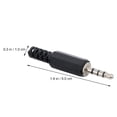 BESTYASH 10Pcs Replacement 3.5mm Stereo Audio Male Plug Solder Type for ...