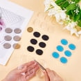 30Pcs 4 Colors Oval Silicone Drum Kit Muffler Stickers Drum Dampeners ...
