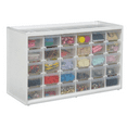 ArtBin Storage System, White 30 Compartment Organizer for Arts & Crafts ...