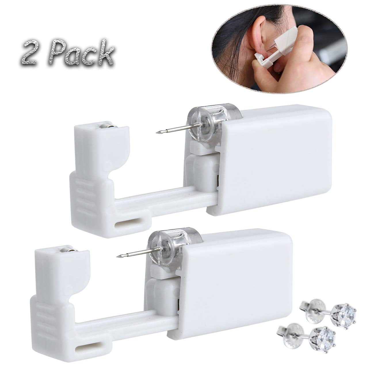 Click here for Mgfed 2 Pcs Disposable Sterile Ear Piercing Gun- S... prices