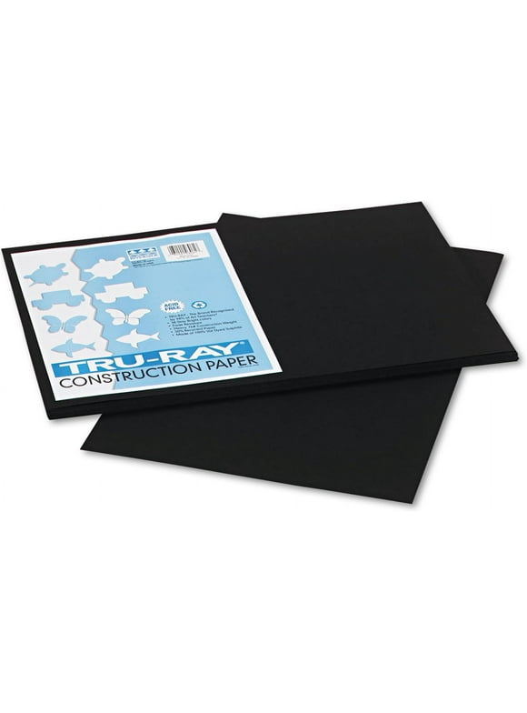 Construction Paper in Craft Paper | Black - Walmart.com