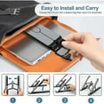Sherry Portable Laptop Stand, Aluminum, Foldable, 6 Levels Adjustable ...
