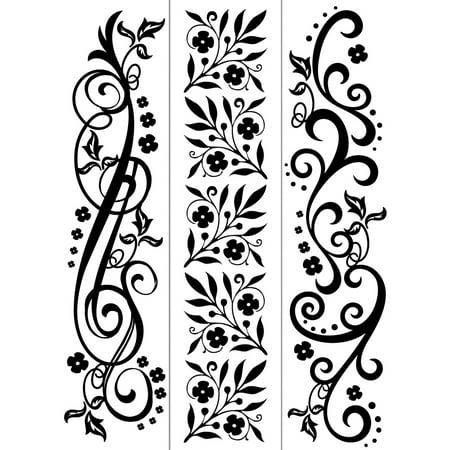 Embossing Folder Borders 1.5"X5.75" 3/Pkg-Flourishes - Walmart.ca