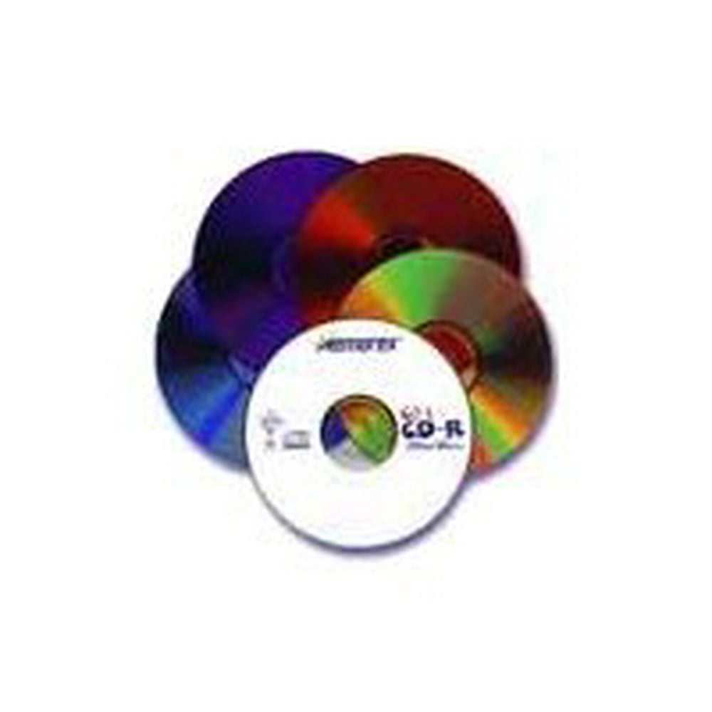 Memorex Cool Colors - 10 x CD-R - 700 MB ( 80min ) 48x - blue, silver ...