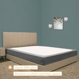 Mrs Awesome Stretch Jersey Knit Box Spring Cover, Light Gray, King/Cal ...