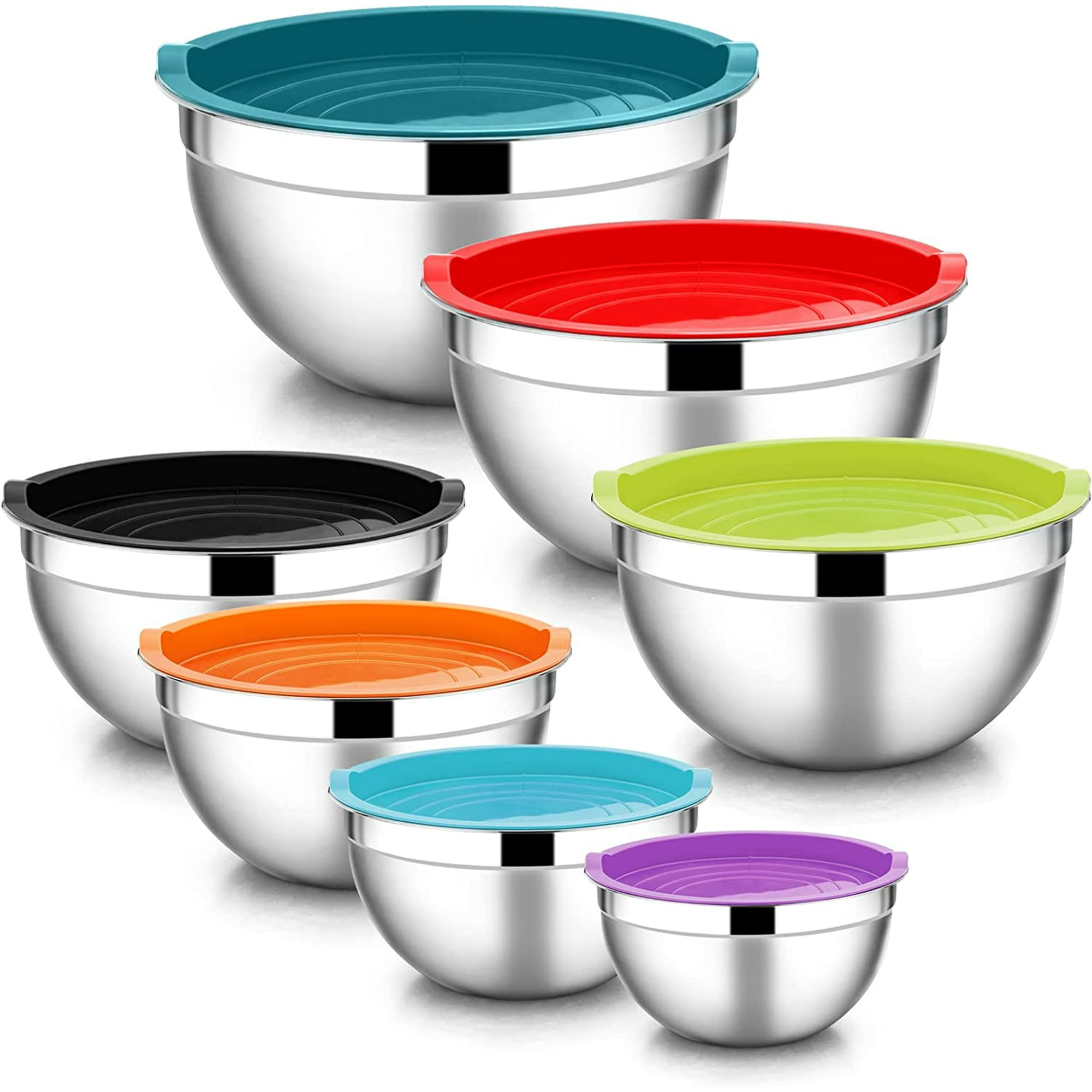 Click here for Salafire Stainless Steel Mixing Bowls With Lids  7... prices