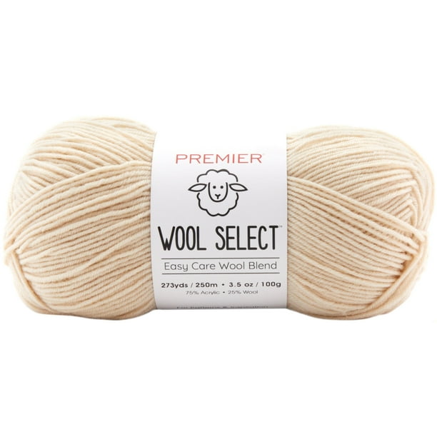 Premier Yarns Wool Select Yarn-Vanilla - Walmart.ca