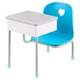 My Life As Student Desk with Blue Chair for 18-inch Dolls Classroom ...
