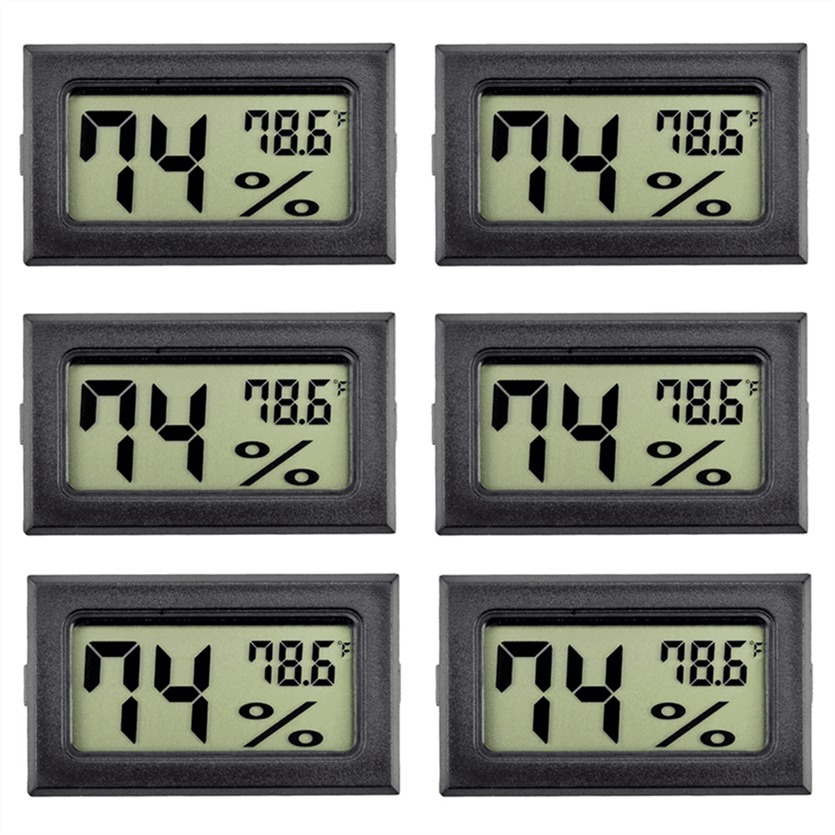 Click here for Unbranded 6pack Mini Hygrometer Indoor Humidity Me... prices