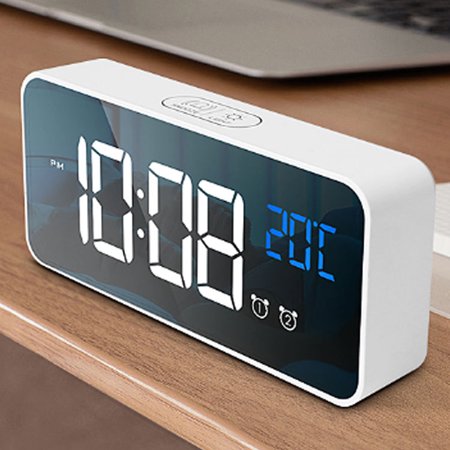 Large Digital Alarm Clock Big Numbers for Seniors & Visually Impaired ...