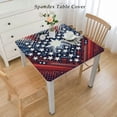 BANET American Flag Table Cloth Abstract Stars Digital Neon Colors ...