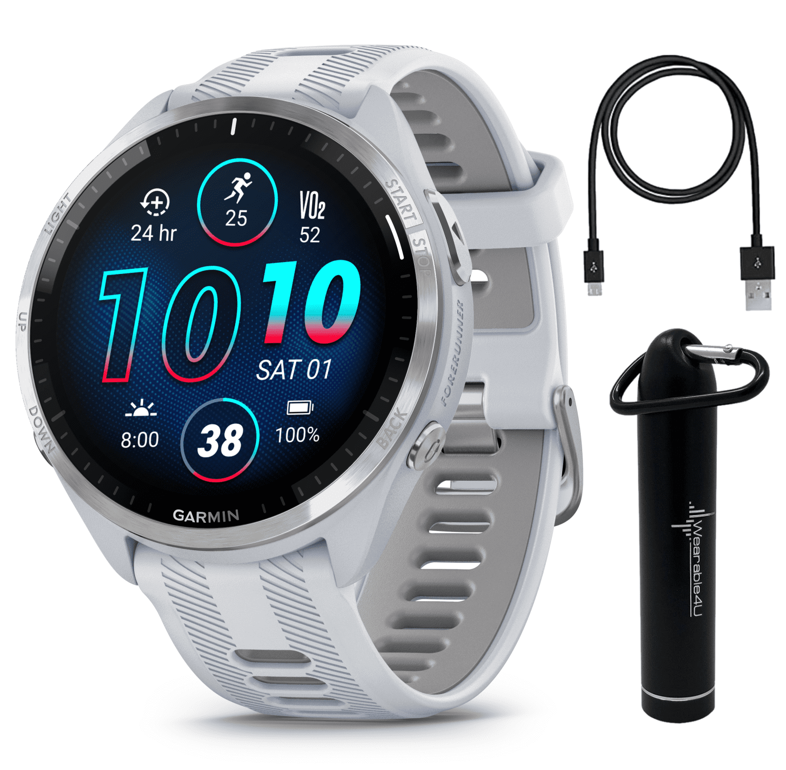 Forerunner 965 Premium GPS Running and Triathlon Smartwatch with AMOLED ...