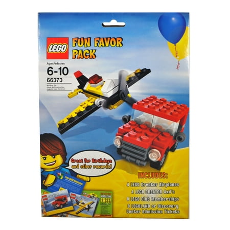 Lego Birthday Fun Favor Pack Set #66373 with 4 Lego Creator Airplanes ...