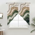 Abstract Wave Texture Swag Valances for Windows 36 inches Long, Vintage ...