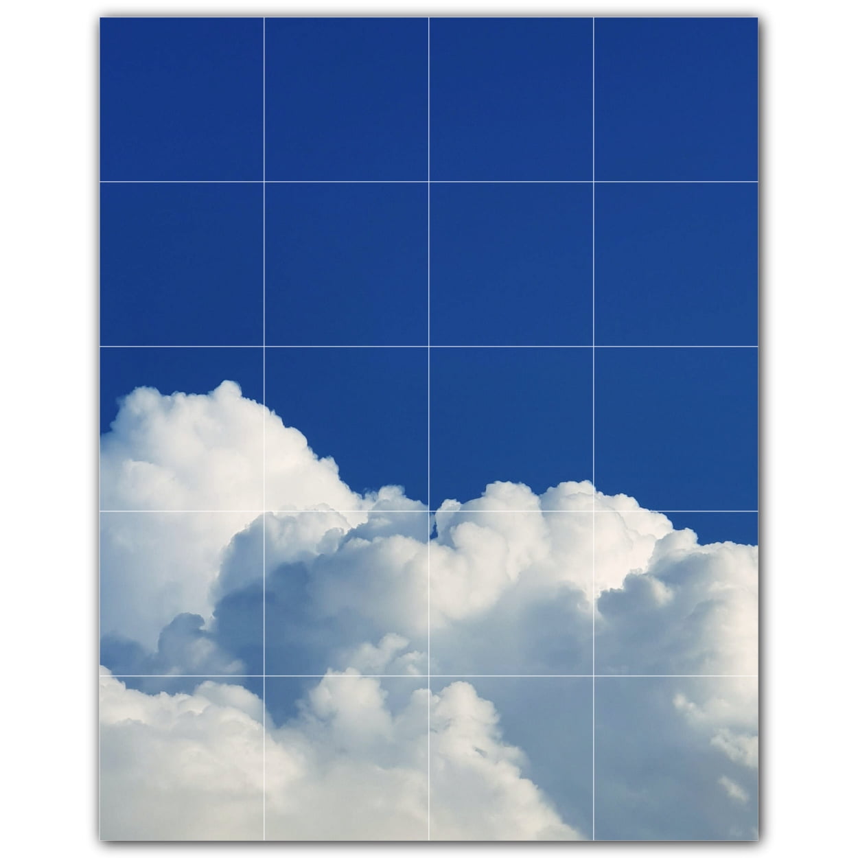 Picture-Tiles.com: Clouds Ceramic Tile Wall Mural WAL500385-45L. 32"W x ...