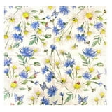 Keep Unique Spring Flower Decoupage Party Paper Napkins, White, Blue ...