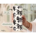 Dark Coquette Tumbler Wrap, Seamless Black Bows 20oz Tumbler ...