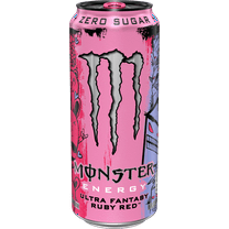 Monster Energy Drink, Ultra Fantasy Ruby Red, Zero Sugar, 16 fl oz ...