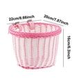 Front Bicycle Basket with Quick Release Bracket, Classic Wire Mesh Bike ...