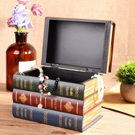 Vintage Simulation Book Shape Storage Box, Photo Storage Box, Storing ...