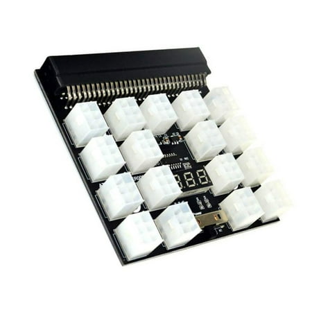 fastboy 12V 1200W 17 x 6Pin Server Breakout Board Power Supply Adapter ...