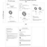 Mainstays 4-Inch Mini USB Rechargeable Portable Handheld Fan in Black ...