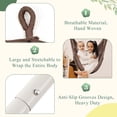 2 Pcs Hanging Hammock Chair Boho Swing Chair Outdoor Indoor Comfy Soft ...