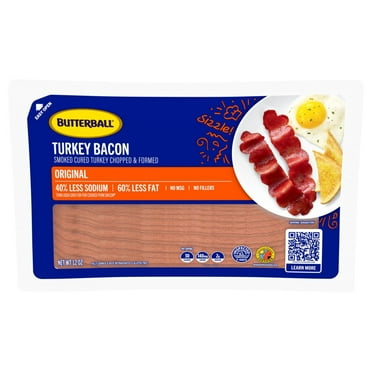 Great Value Sliced Hickory Smoked Bacon 16 oz Naturally Cured and Ready ...