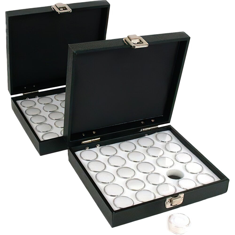 50 Gem Jars White Display Tray Gemstone Travel Case - Walmart.com