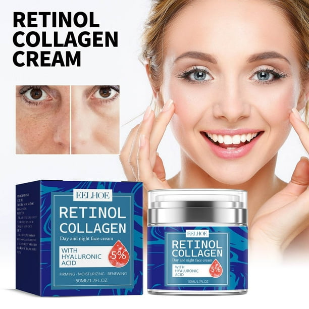 Puntoco Crema hidratante facial con retinol que reduce las líneas finas de día y de noche ...
