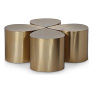 Meridian Furniture Tevere Gold Coffee Table - Walmart.com