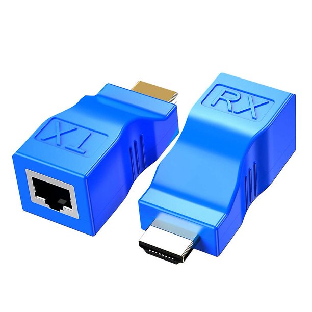 A Rj45 Repetidor De Red 2 Piezas Extensor Transmisor Y Receptor De Red ...