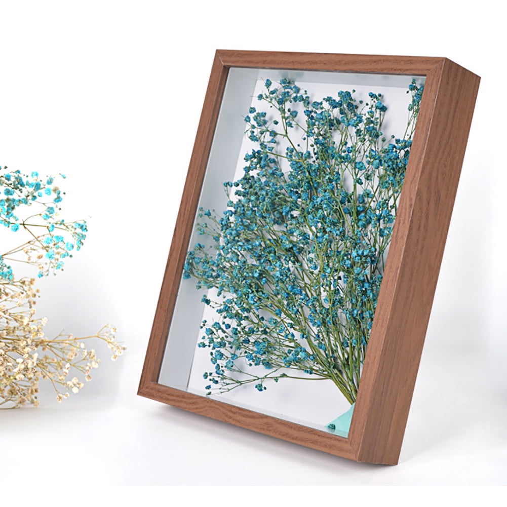 CSCHome 4x6inch Wood Dried Flower Photo Frame, Perfect for Displaying ...
