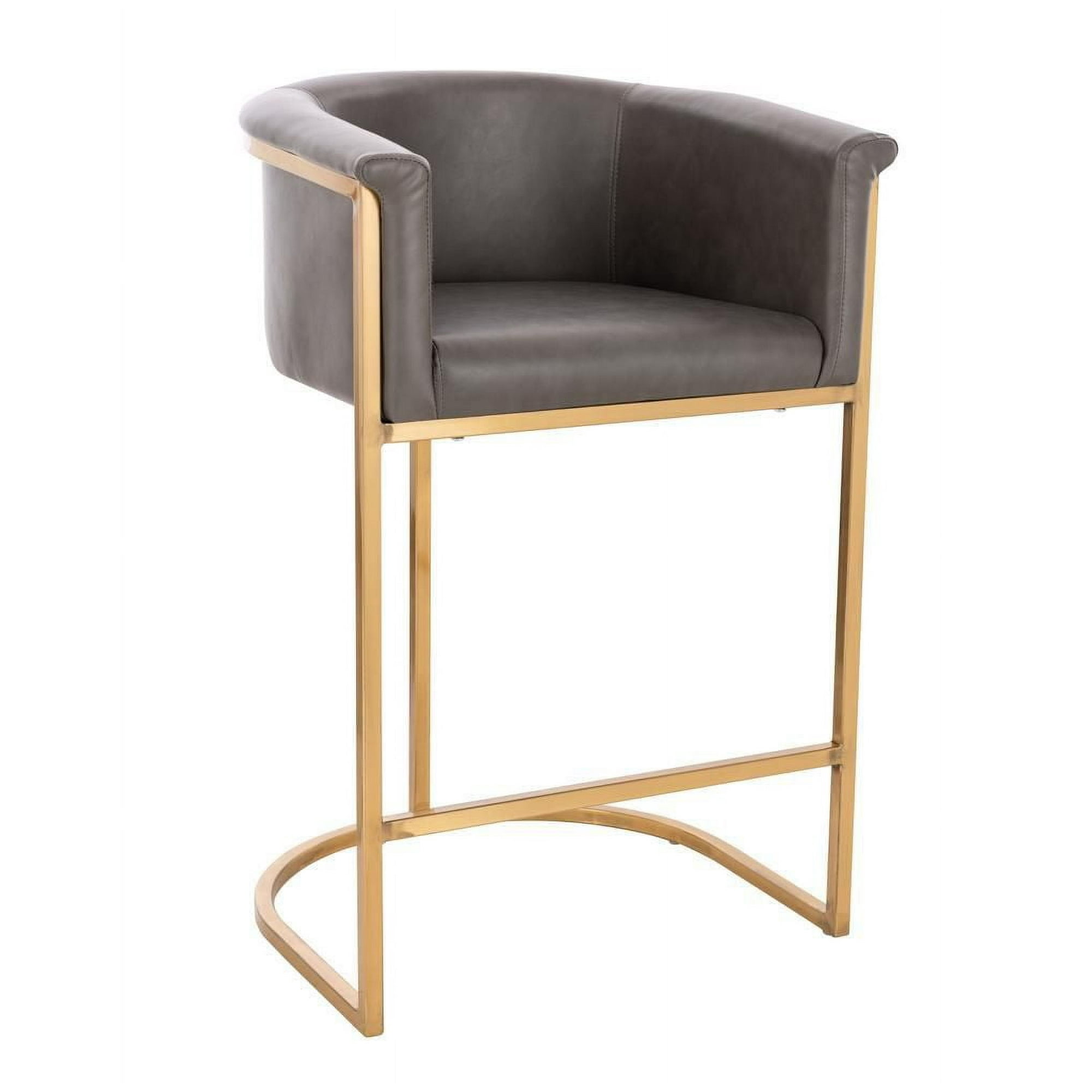 Click here for Plata Décor Import Inc Kanye Velvet Stool In Dark... prices