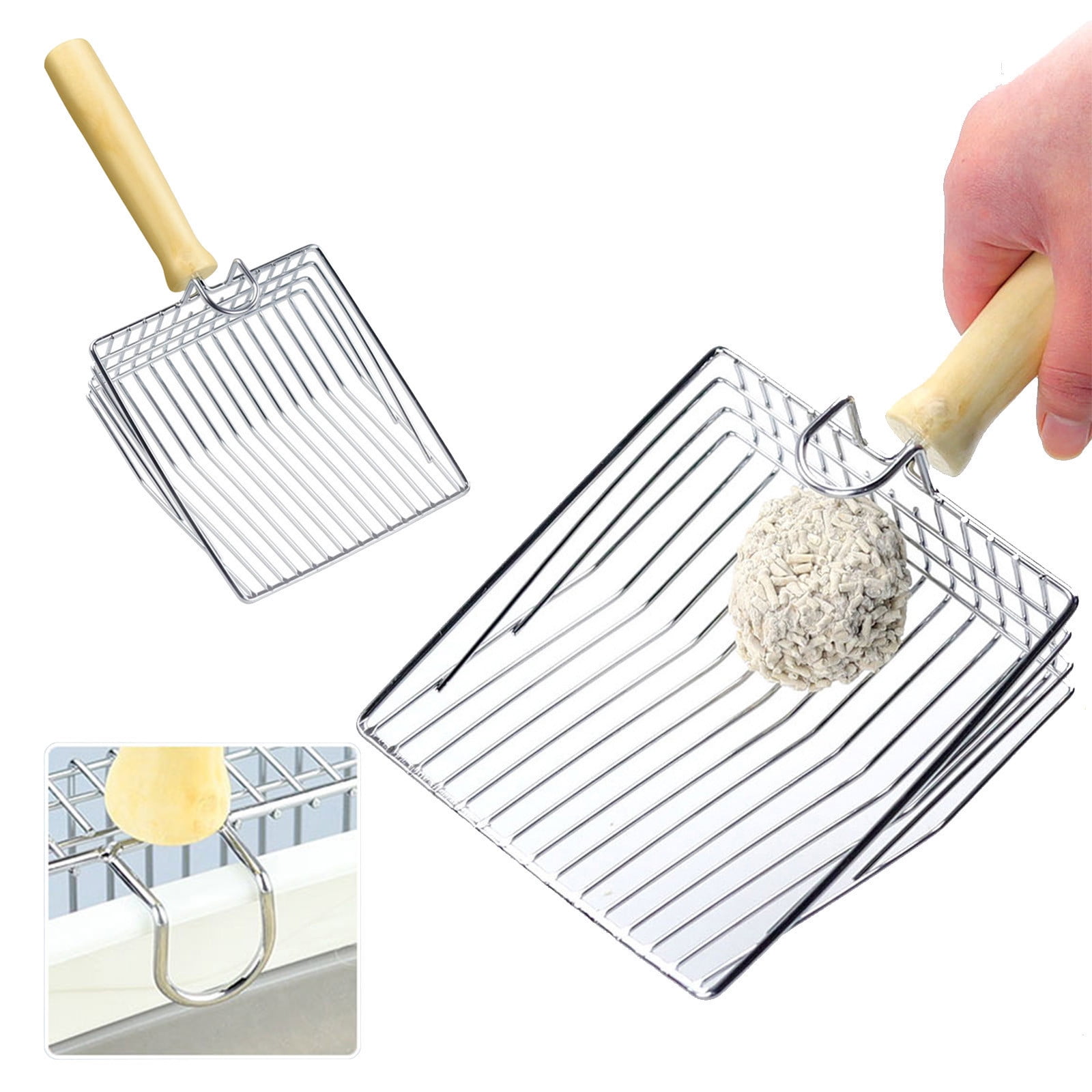 Bwomeauty Tool for Home, Metal Litter, Stainless Steel Sand Substrate ...
