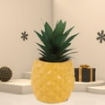MOMFEI Artificial Pineapple Succulent Flower Pot,Pineapple Shaped ...