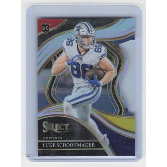 2023 Panini Select Luke Schoonmaker #238 Red and Yellow Prizms Die Cuts ...