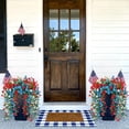Artificial Hanging Petunias 8pcs Red Blue White Outdoor Patio Garden ...