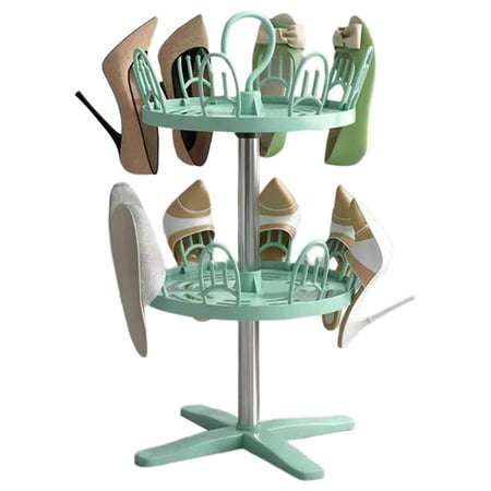 Household Revolving Shoes Tree Space Saving Multifunctional Shoes Dying ...