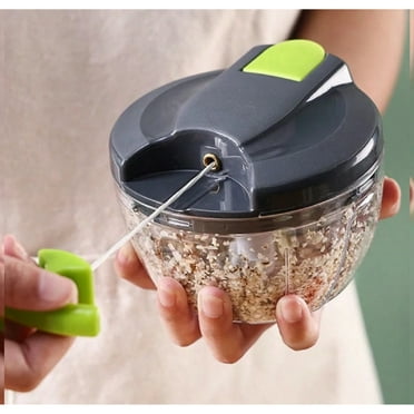 OhhGo Multi-Functional Manual Food Processor, 8 Cup Hand-powered Crank ...