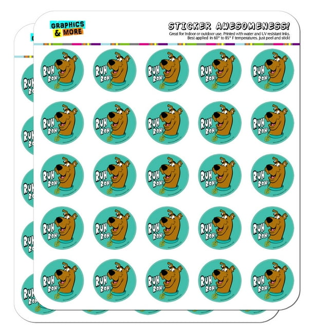Scooby-Doo Ruh Roh Planner Calendar Scrapbooking Crafting Stickers ...