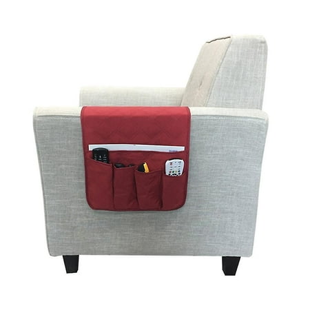 5 Pockets Sofa Arm Rest Tv Remote Control Tidy Organizer Holder Chair ...