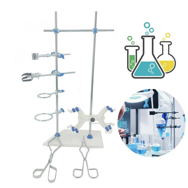 Retort Laboratory Stands Support Lab Clamp Flask Clamp Condenser ...