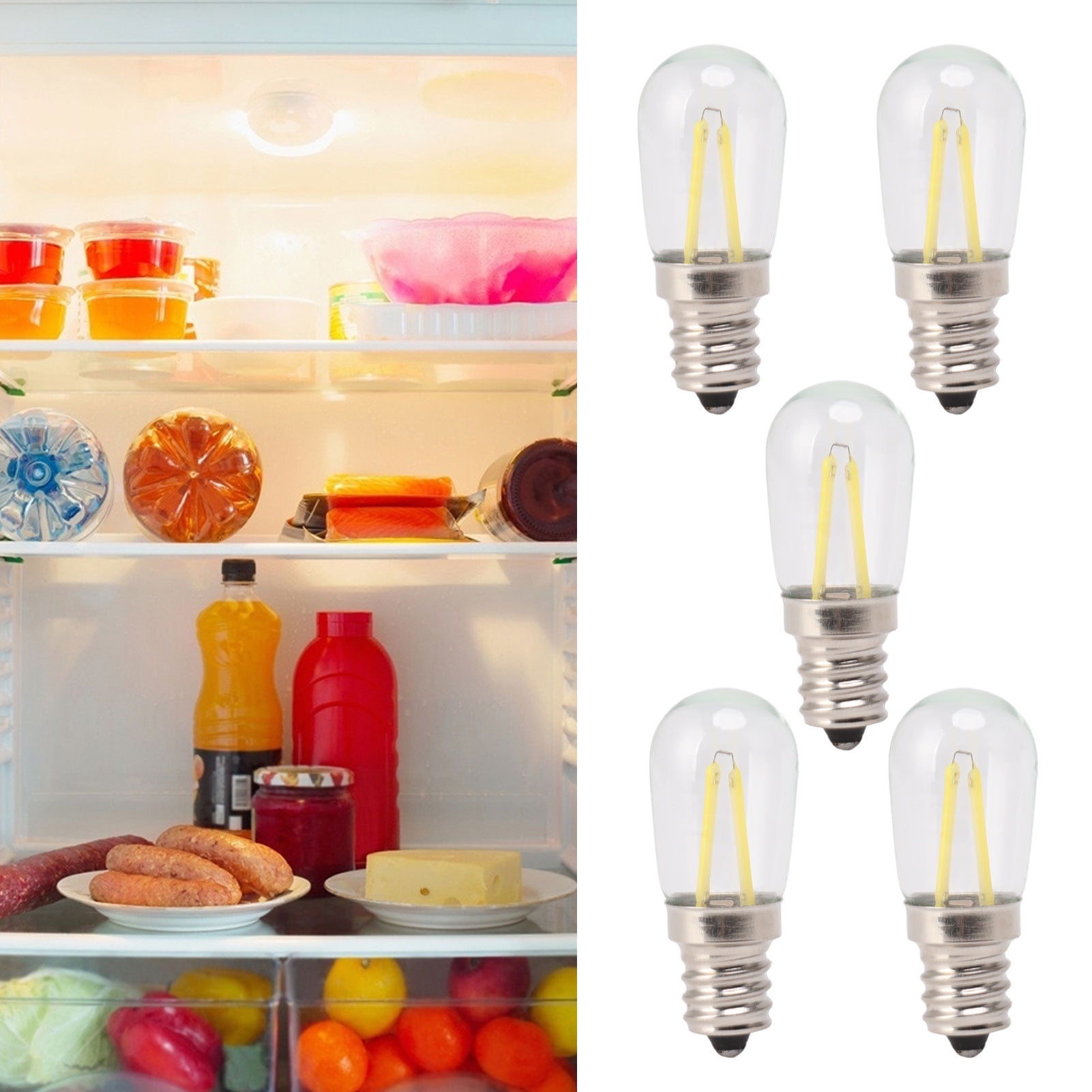 Click here for Zaqw Refrigerator Lamp Bulb E12 Hood Light Bulb Fo... prices