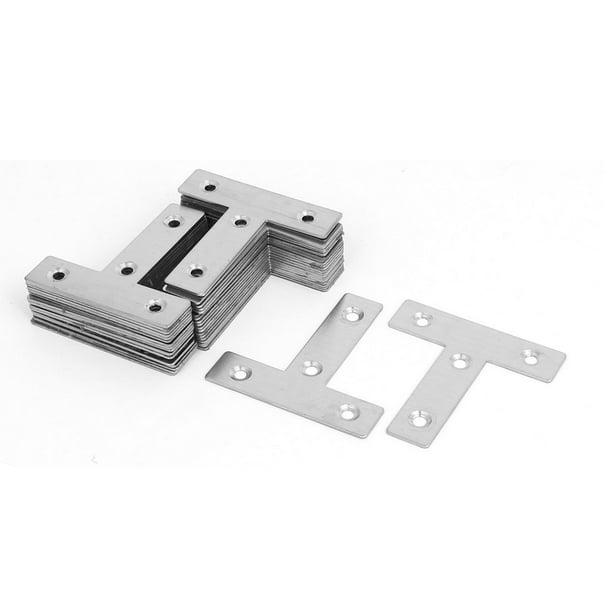 60mmx60mmx1mm T Shaped Flat Repair Plates Corner Joint Fastener ...