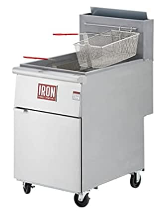Iron Range IRF-75 NAT 75 Lbs. Commercial Free Standing Natural Gas ...